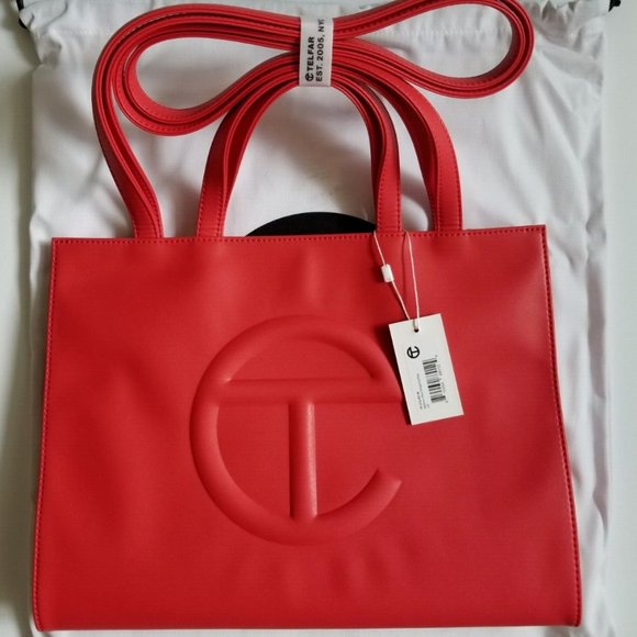 Telfar | Bags | Telfar Medium Shopping Bag Red New With Tag | Poshmark